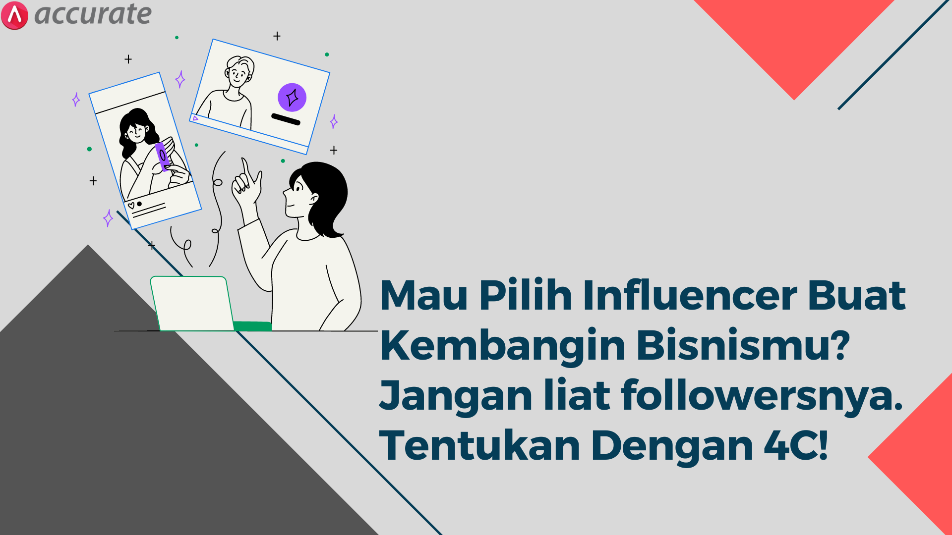Mau Pilih Influencer Buat Kembangin Bisnismu? Jangan liat followersnya ...